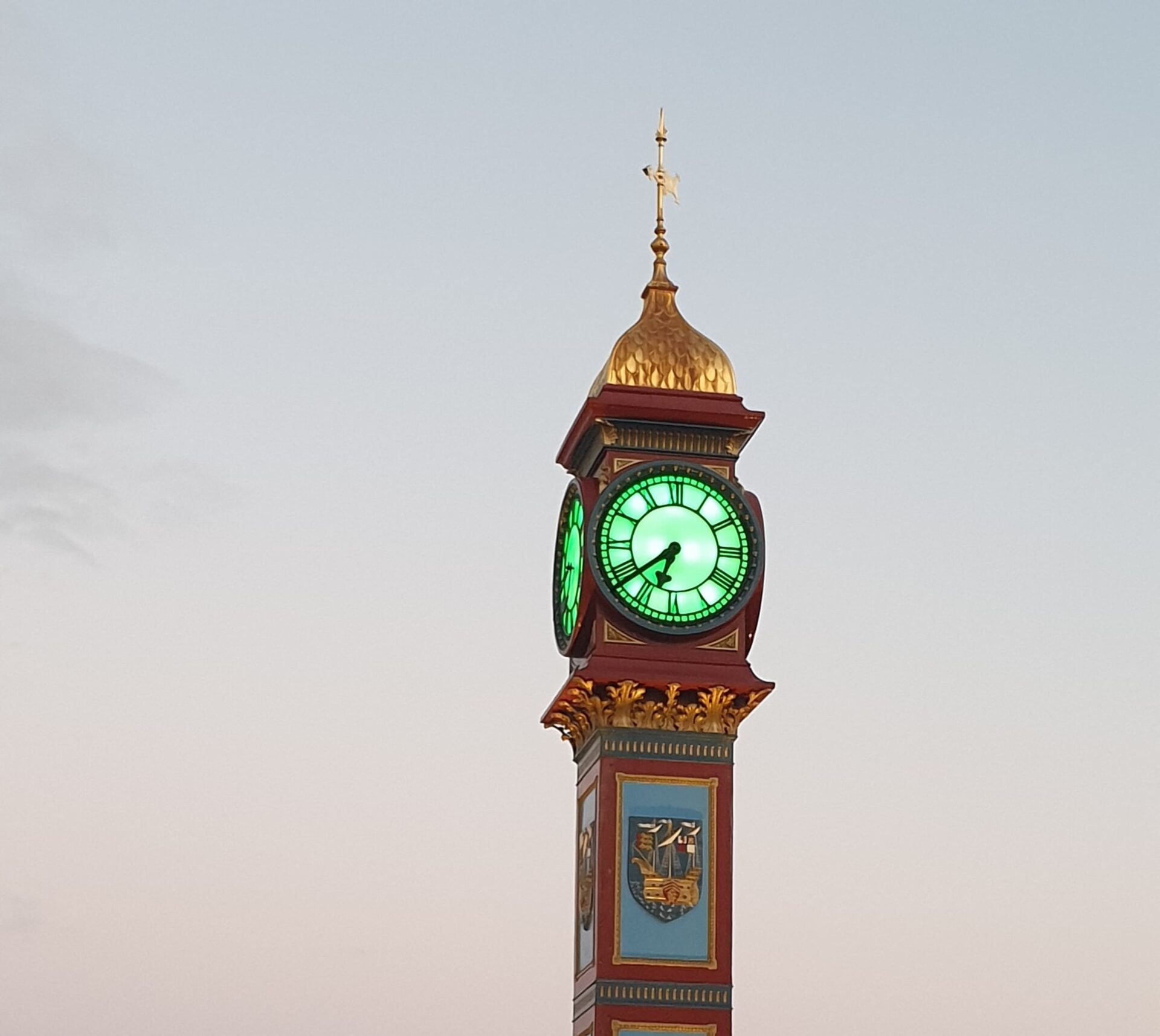 Jubilee Clock lights up green in support of local mental health charity ...